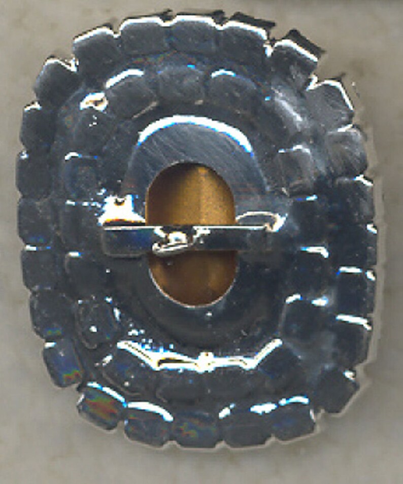 Gorgeous Medium Pronged Modified Rectangle Rhinestone Button R4 Button ...