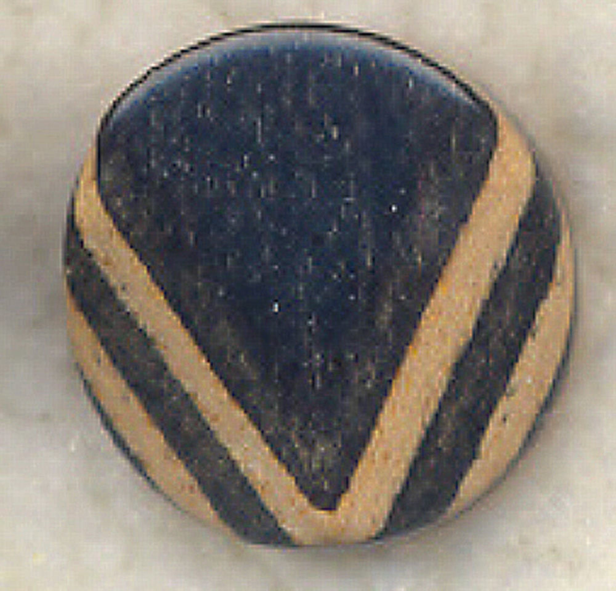 Set of 6 Contoured Wood Layered Buttons- W1, Button, Buttons, Clothing ...