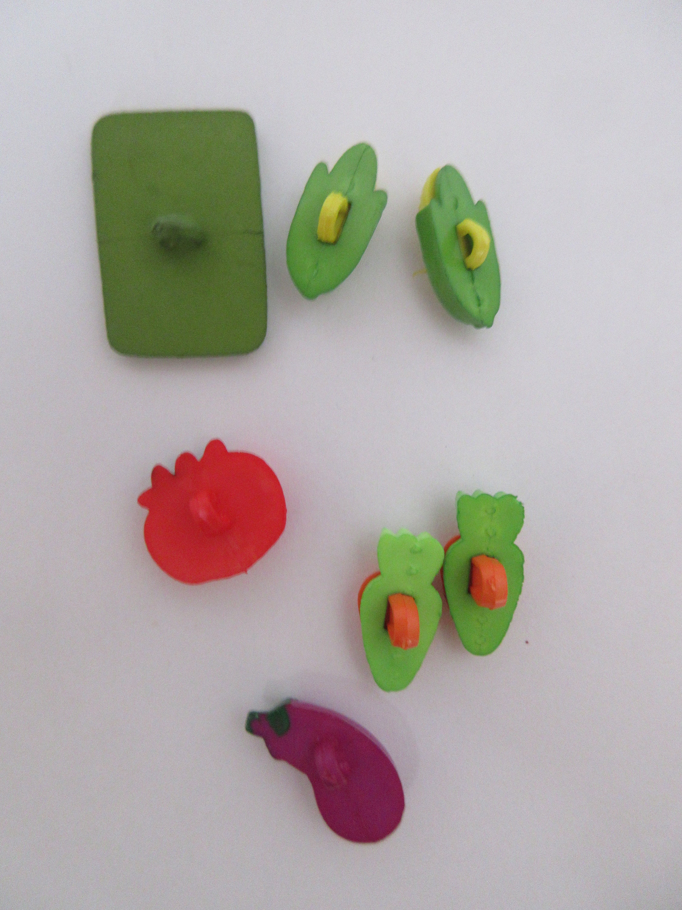 Set of 7 Gardening Buttons B119 Nice Button Set, Garden Buttons ...