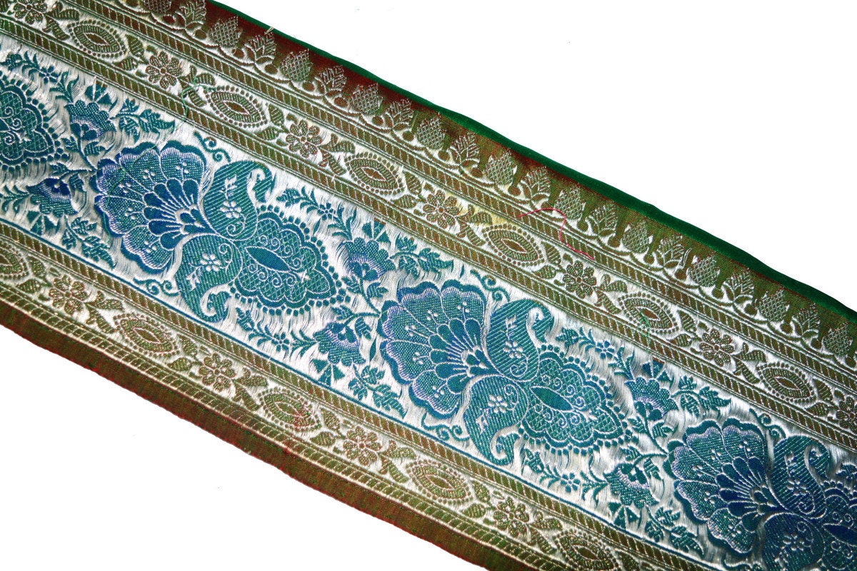 Indian Antique Vintage Sari Border Banarasi Brocade Trim Craft | Etsy