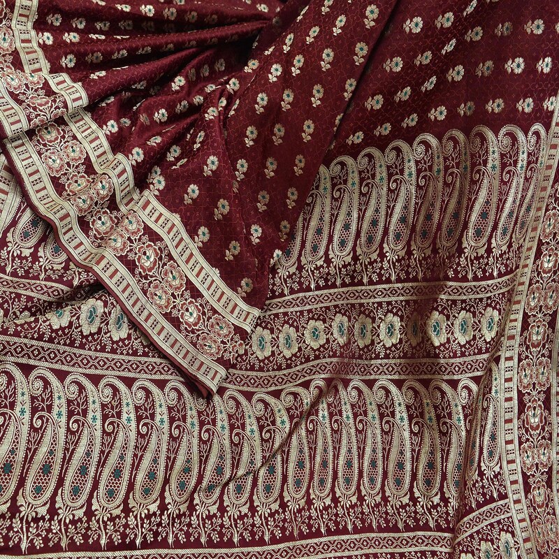 Indian Gaji Silk Fabric - Etsy UK