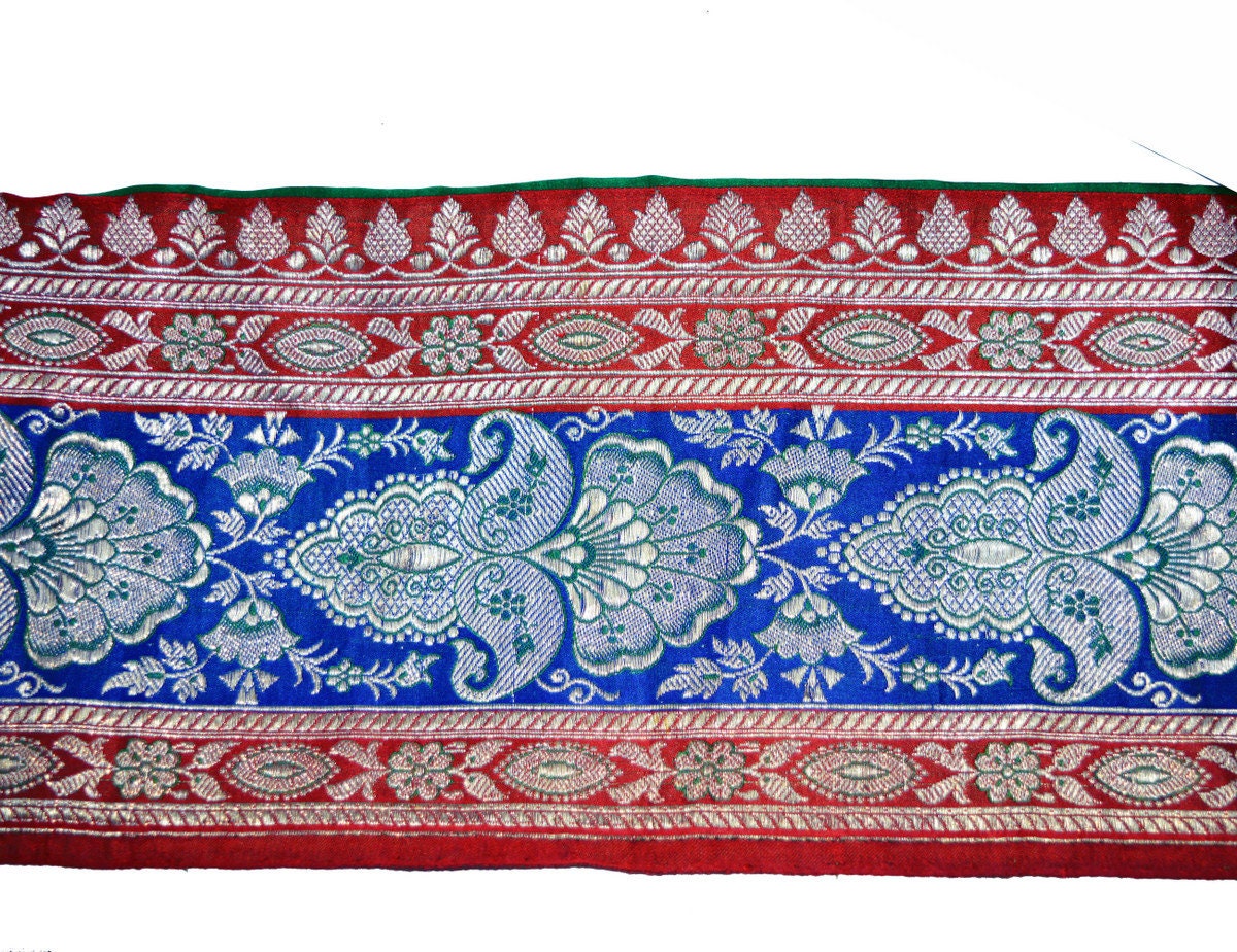 Indian Antique Vintage Sari Border Banarasi Brocade Trim Craft | Etsy