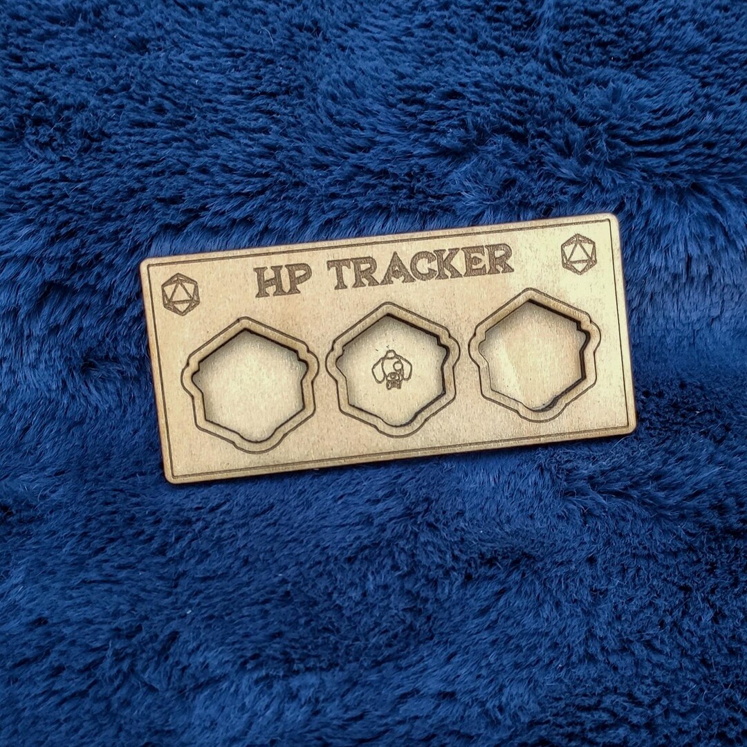 Wooden HP Tracker | Dungeons and Dragons | Pathfinder | TTRPG Accessory ...