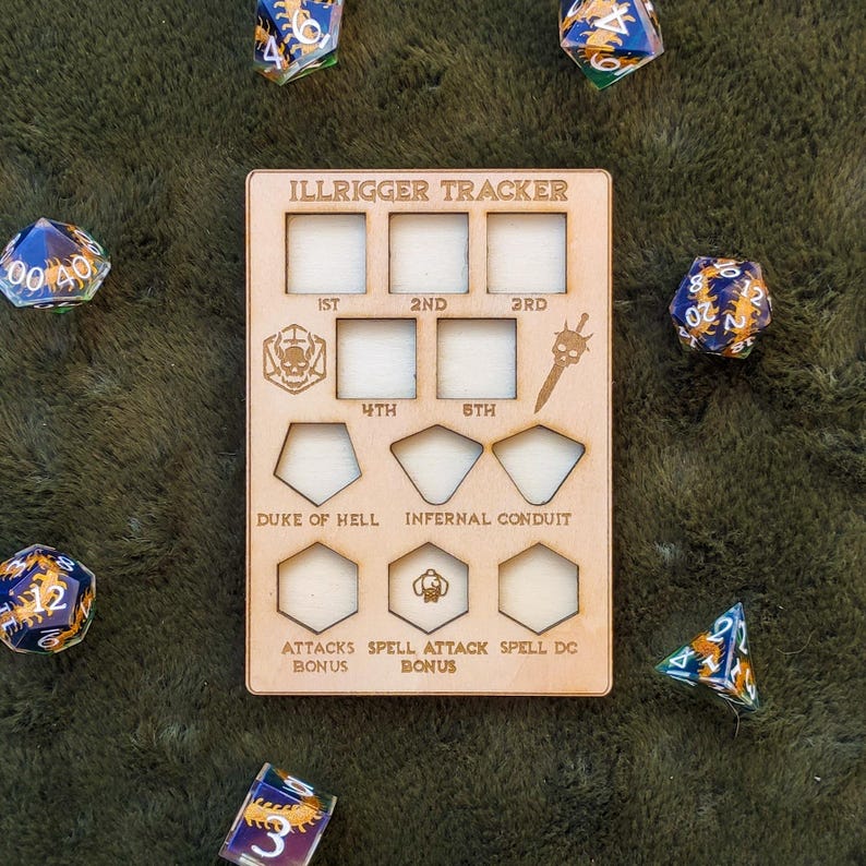 Illrigger Tracker | Dungeons and Dragons | TTRPG | D&D Accessories - Etsy
