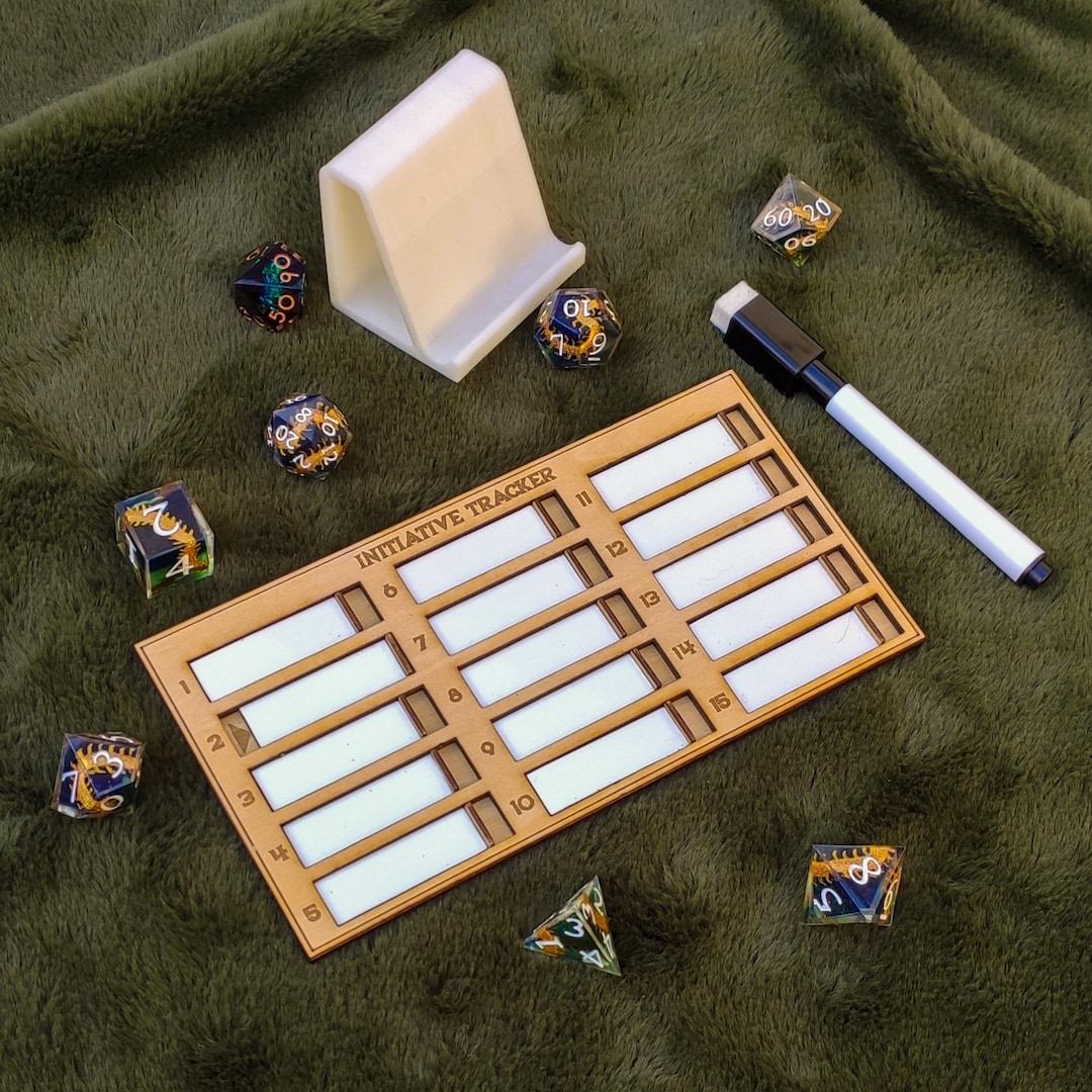 Wooden Initiative Tracker | Dungeons and Dragons | Pathfinder ...