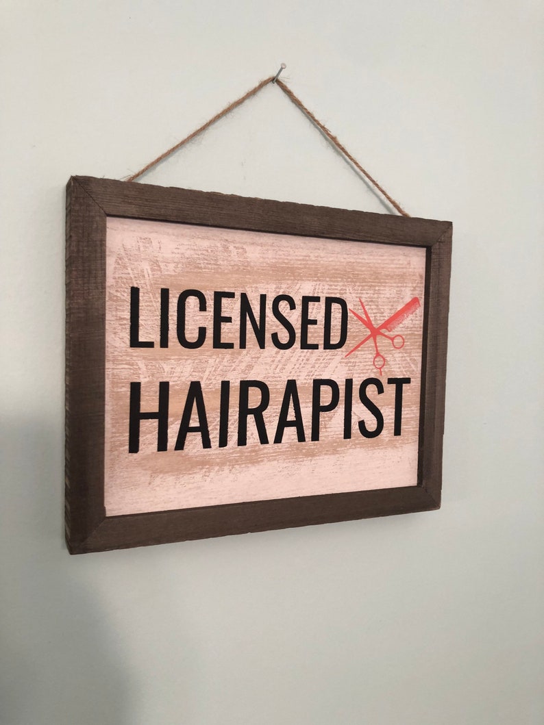 Hair Stylist Gift Hairdresser Sign Hairstylist Sign Gift for | Etsy