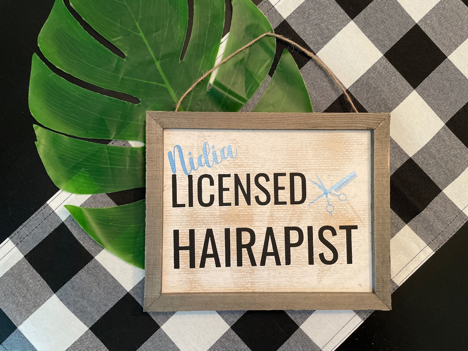 Hair Stylist Gift Hairdresser Sign Hairstylist Sign Gift for - Etsy
