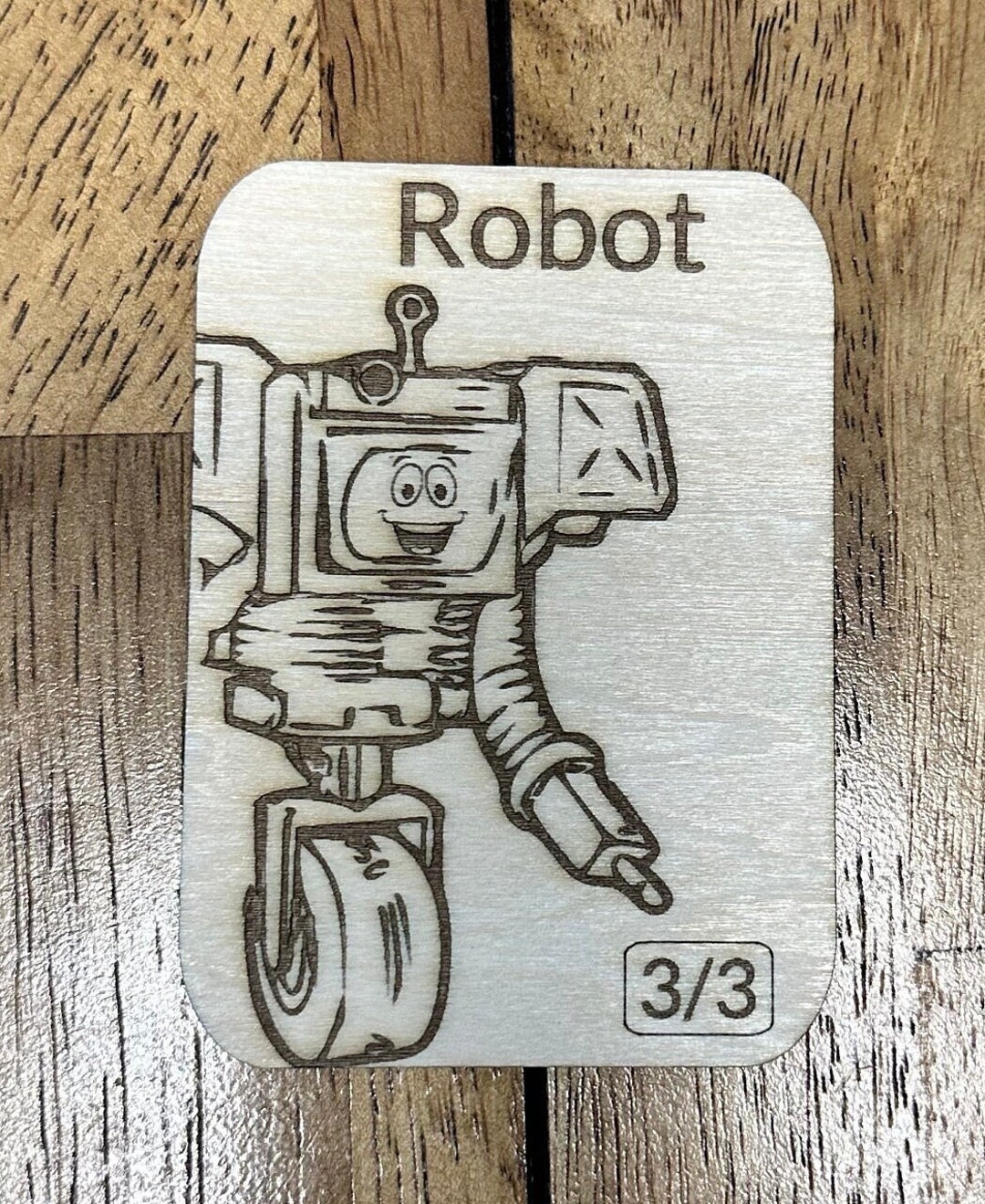 Robot Token, Robot Tokens Wood, MTG Wood Tokens, Magic the Gathering ...