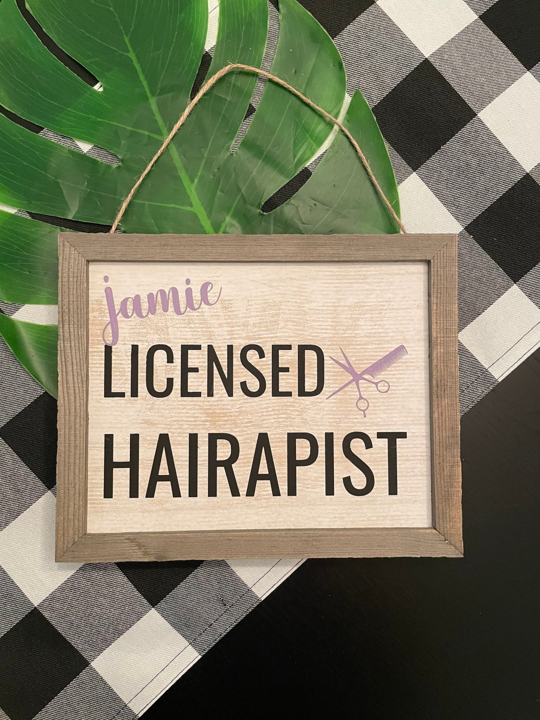 Hair Stylist Gift Hairdresser Sign, Hairstylist Sign, Gift for Hair ...