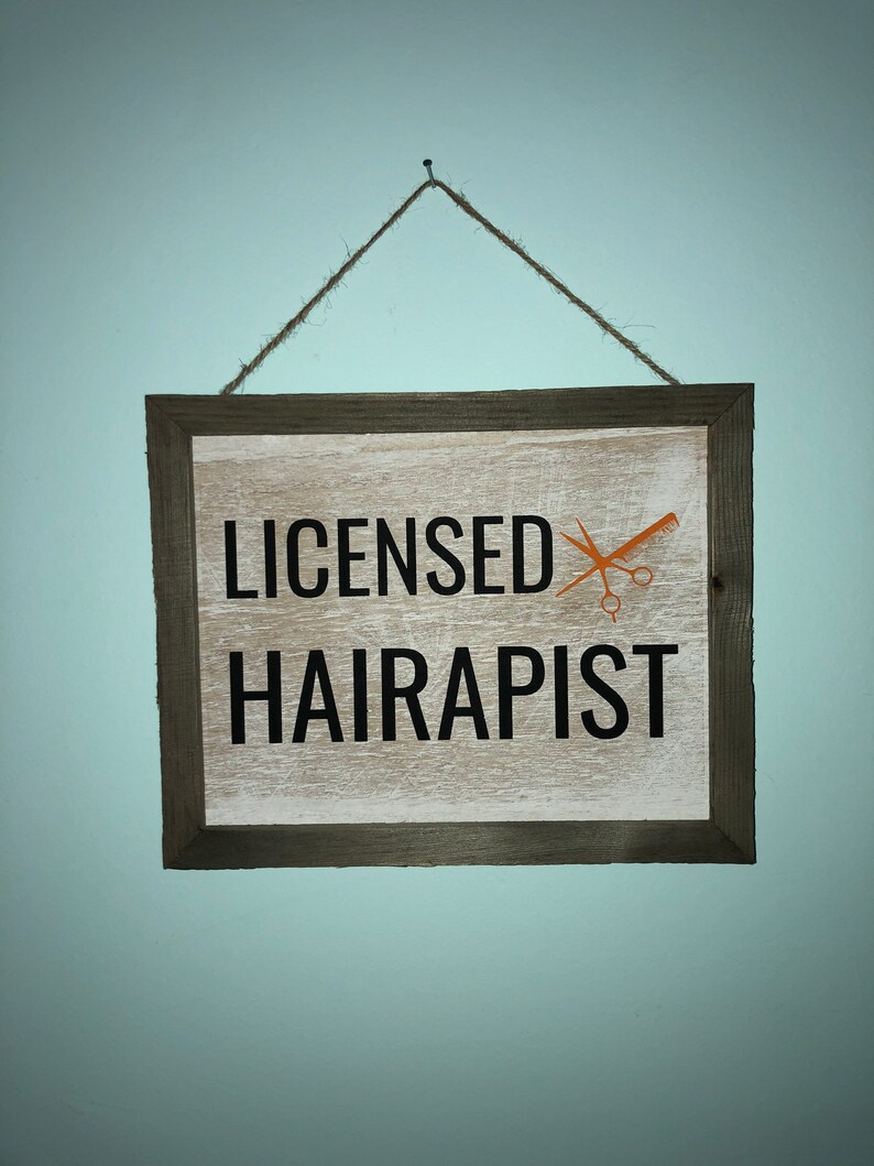 Hair Stylist Gift Hairdresser Sign Hairstylist Sign Gift for | Etsy