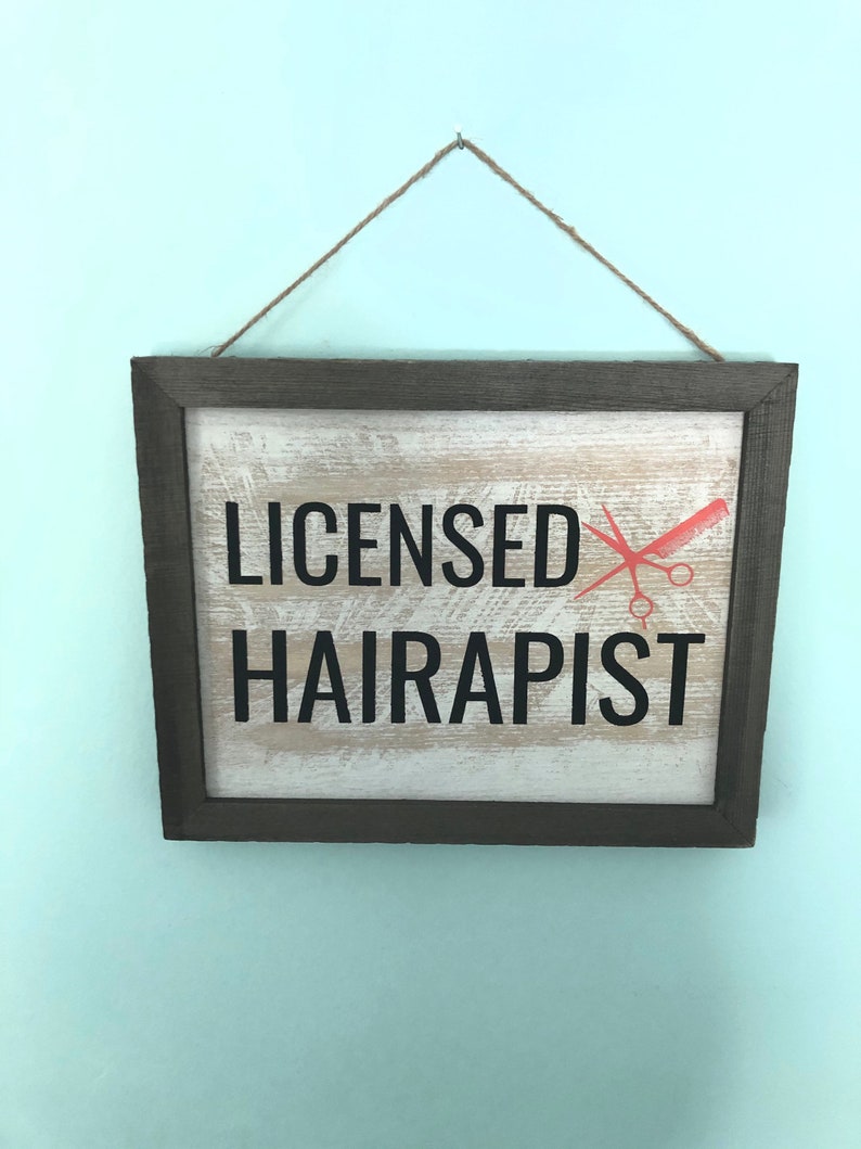 Hair Stylist Gift Hairdresser Sign Hairstylist Sign Gift for | Etsy