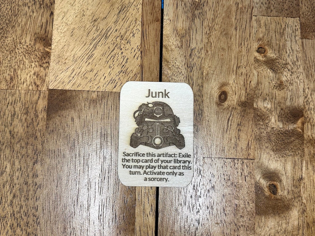 Junk Token, Junk Tokens Wood, MTG Wood Tokens, Magic the Gathering ...