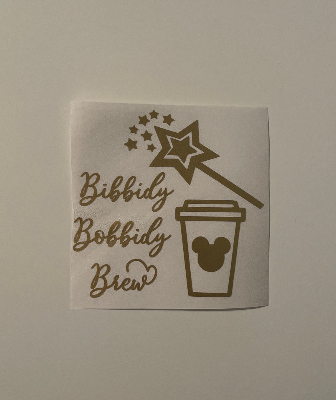 Decal for Coffee Maker, Coffee Machine Decal, Keurig Stickers, Bibbidi ...