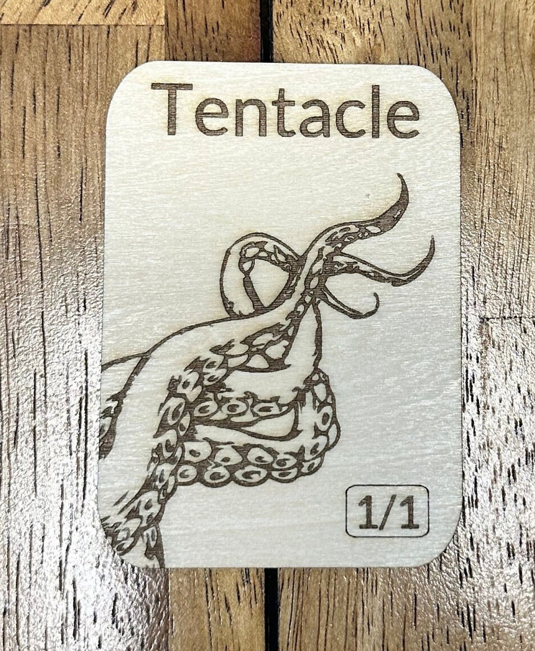 Tentacle Token, Tentacle Tokens Wood, MTG Wood Tokens, Magic the ...