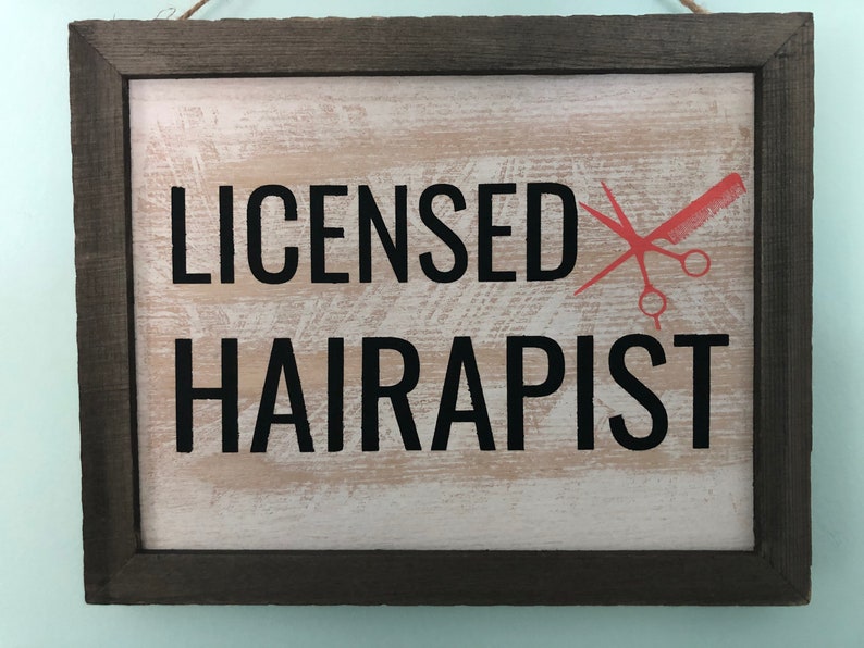 Hair Stylist Gift Hairdresser Sign Hairstylist Sign Gift for - Etsy
