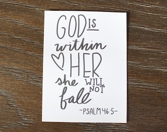 Psalm 46 Sticker - Etsy