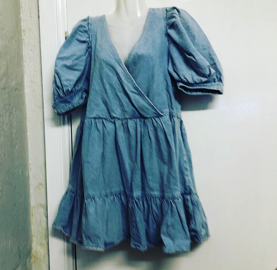 OSOS Denim Dress - Etsy