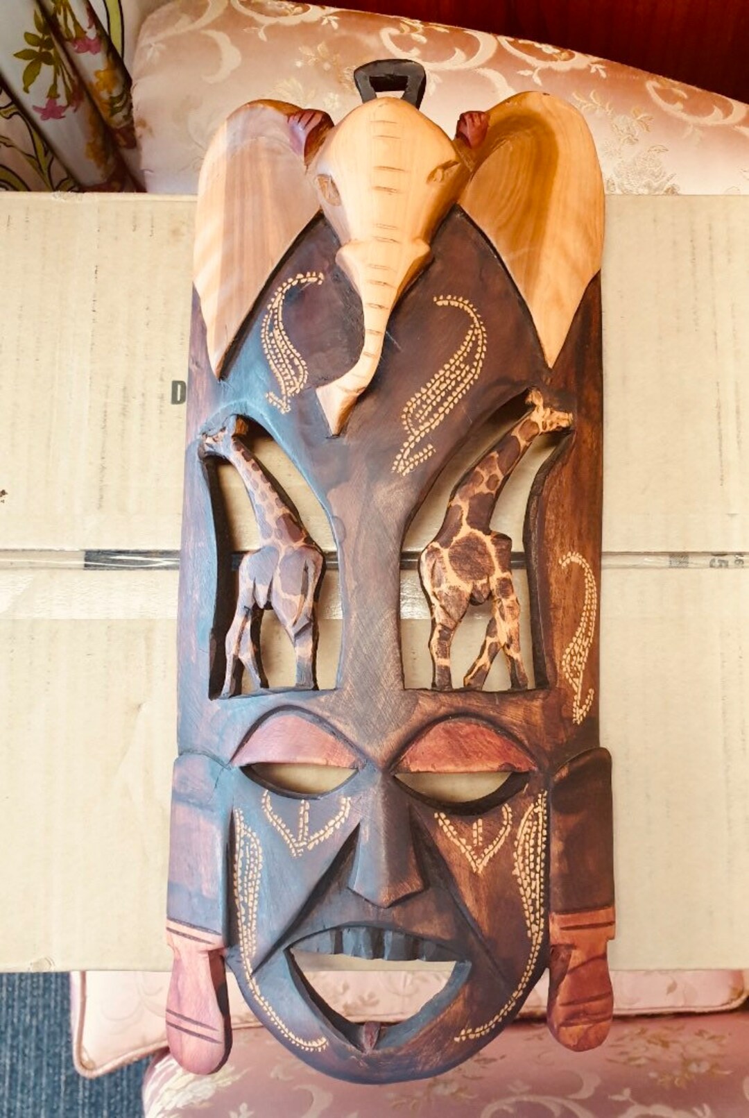 Vintage Jambo Kenyan Mask - Etsy