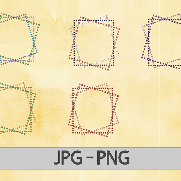 Multi Colored Frames - Etsy