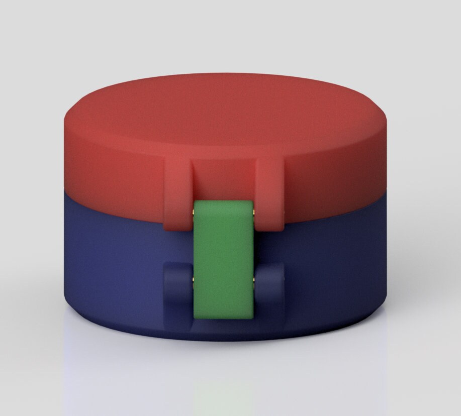 3d Printed Round Storage Box, Storage Container, Jewelry, Sealed ...