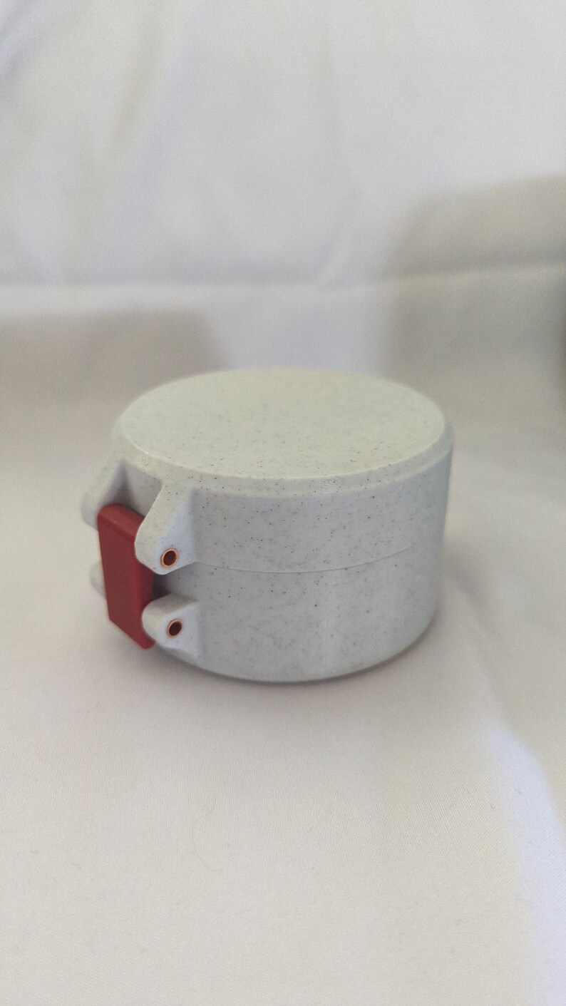 3d Printed Round Storage Box, Storage Container, Jewelry, Sealed ...