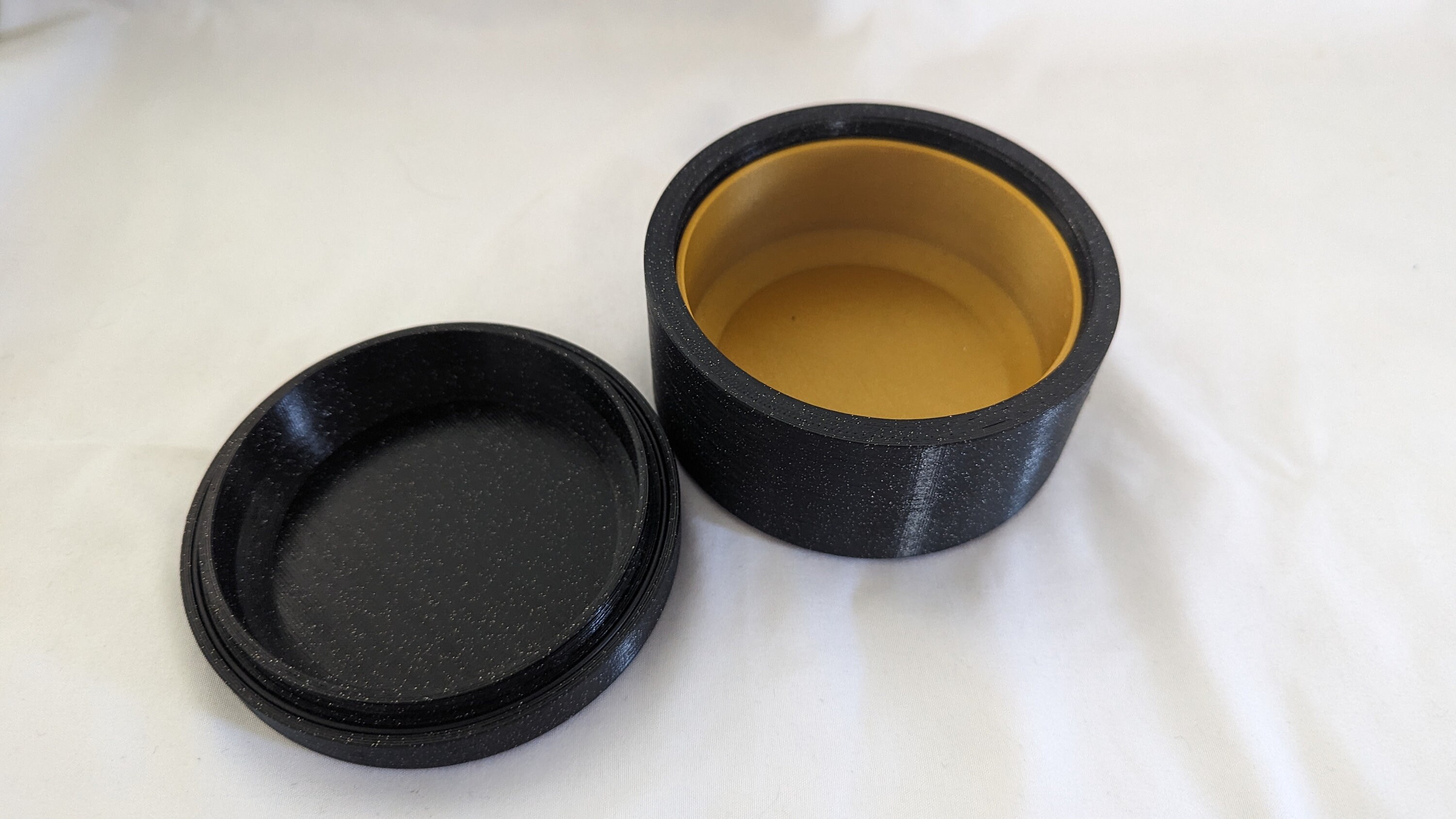 3d Printed Wide Round Storage Box, Storage Container, Jewelry, Sealed ...