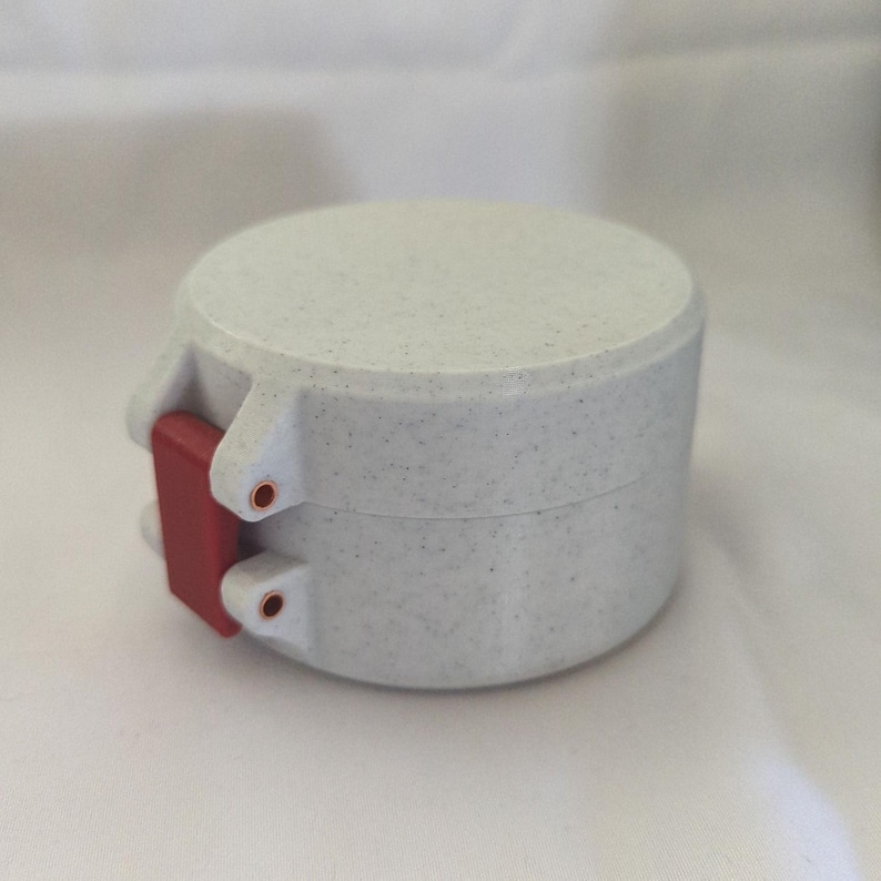 3d Printed Round Storage Box, Storage Container, Jewelry, Sealed ...