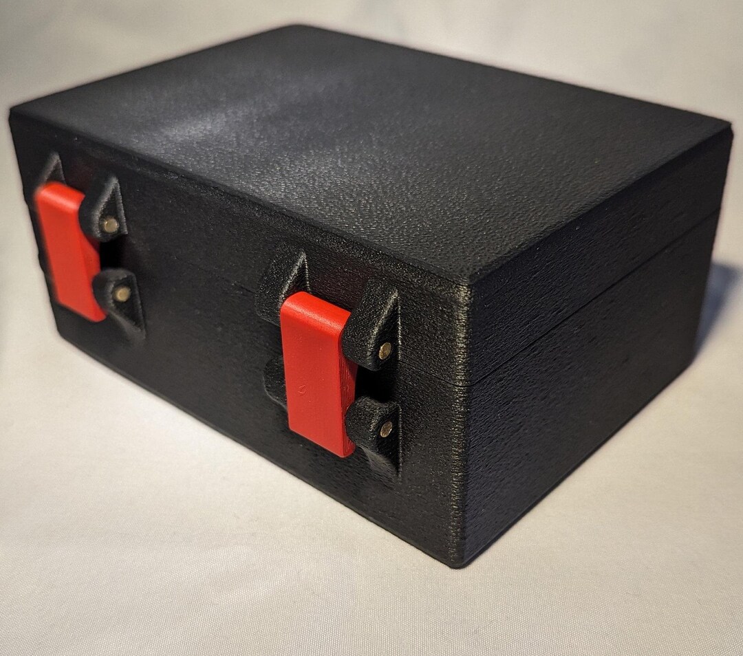 Rectangle 3D Printed Storage Box, Mini Trunk, Sealed Container, Jewelry ...