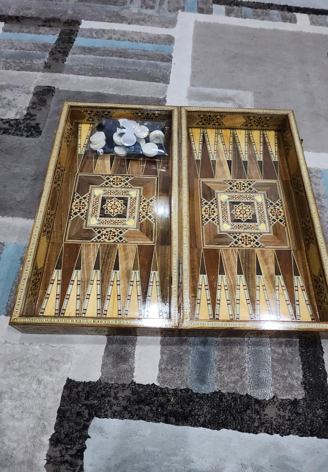 Original High Quality Syrian Backgammon Game - Etsy