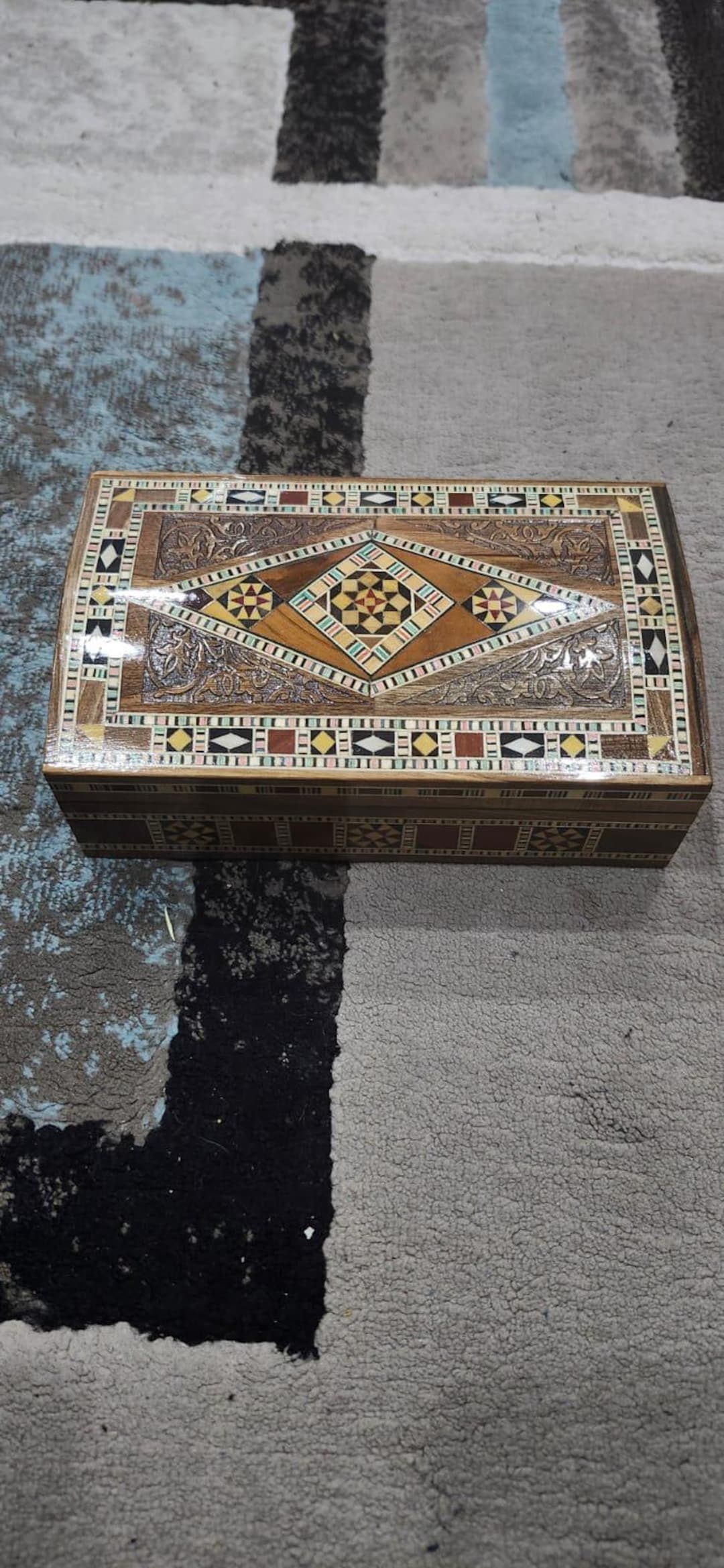 Mosaic Box, Original Syrian Hand Made Jewelry Box - Etsy