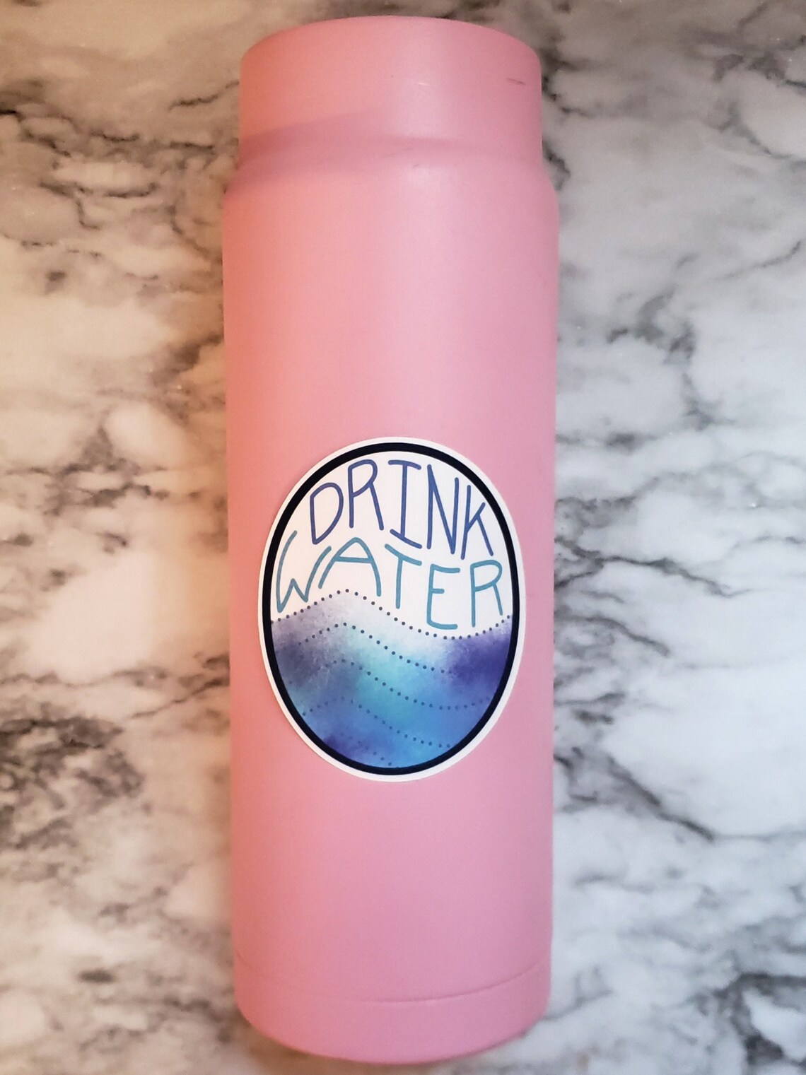 3x3 Drink Water Reminder Sticker for Water Bottle and Computer - Etsy