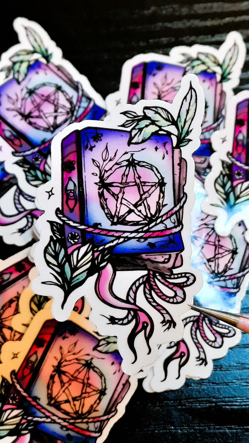 Book of Shadows Sticker - Etsy