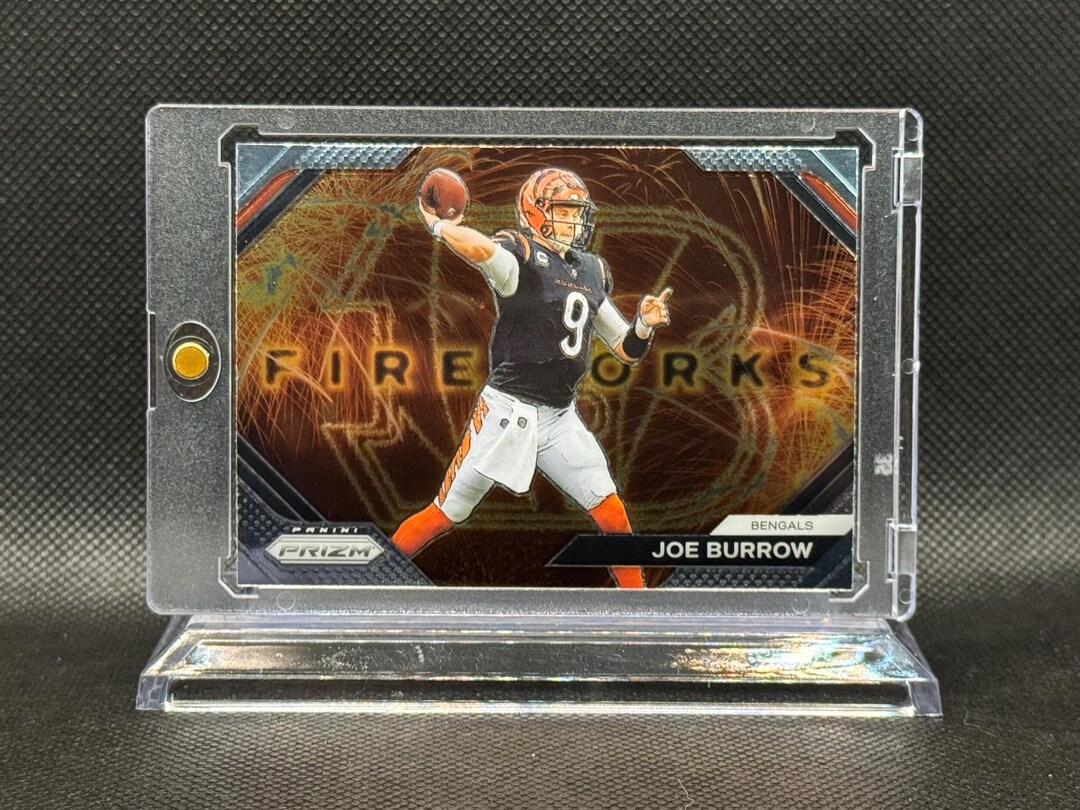 2023 Joe Burrow Fireworks Insert – Panini Prizm Football Card ...