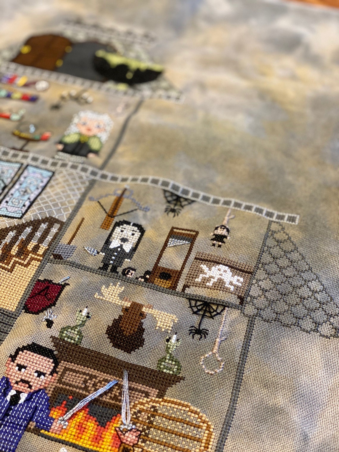 Addams Family: Stitch A Long SAL Cross Stitch Pattern - Etsy Australia