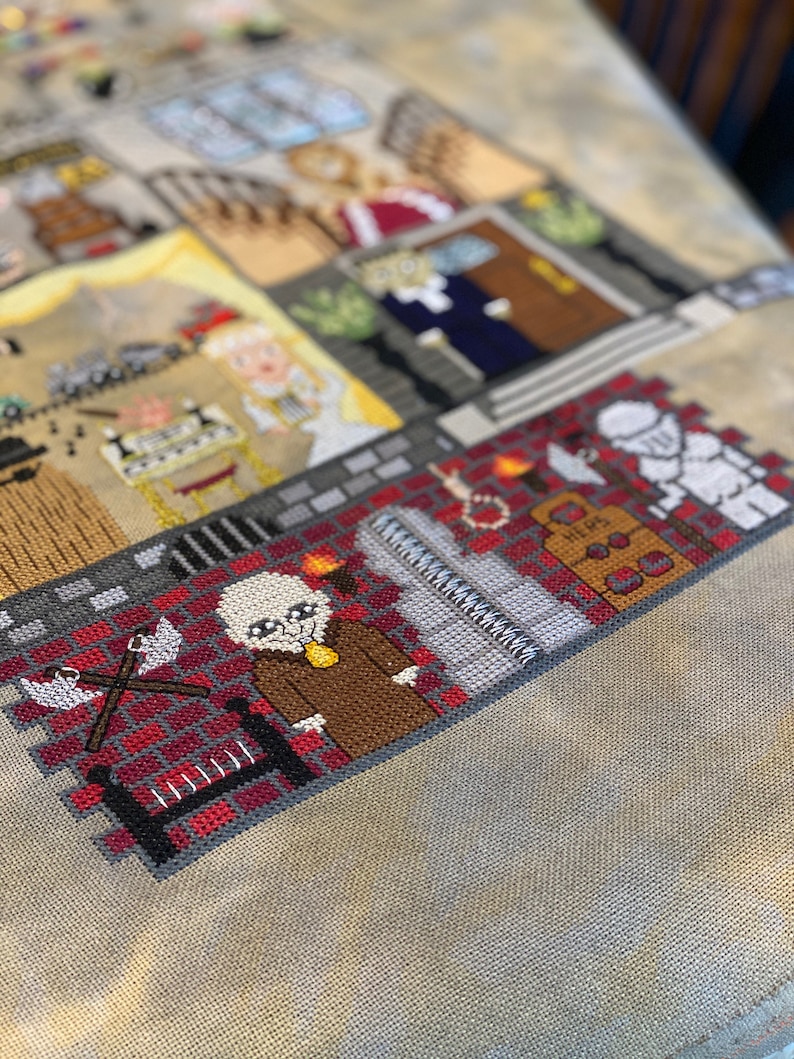 Addams Family: Stitch A Long SAL Cross Stitch Pattern - Etsy Australia