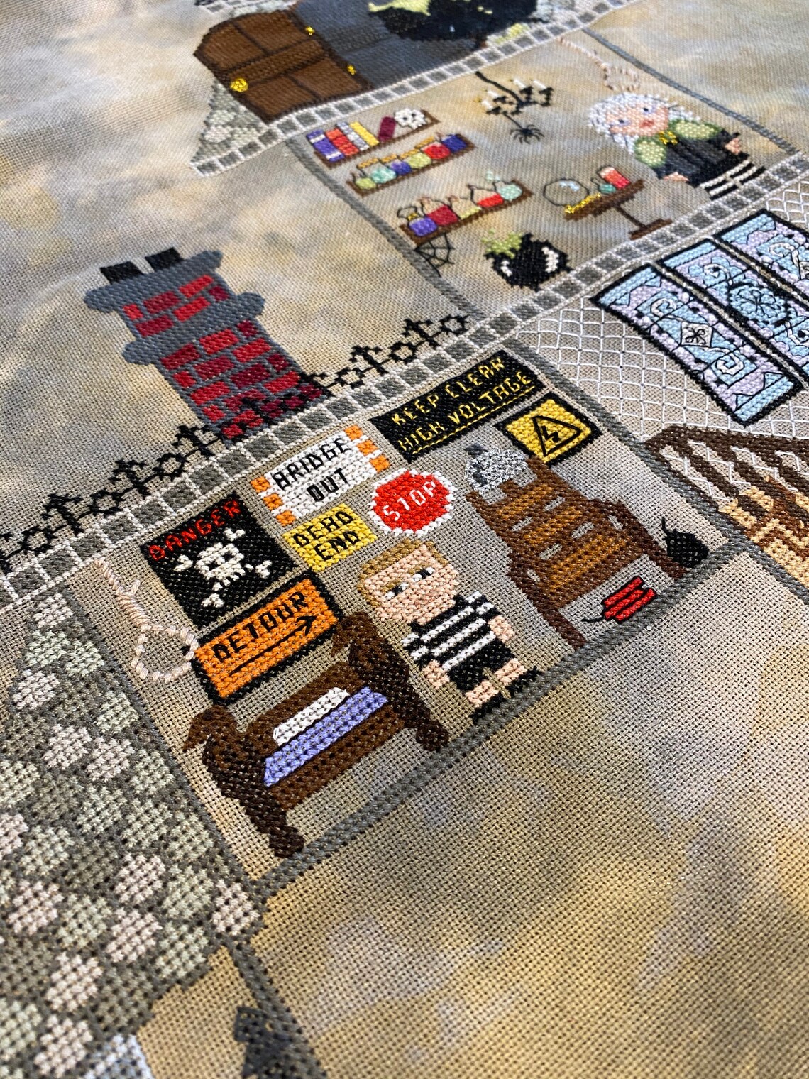 Addams Family: Stitch A Long SAL Cross Stitch Pattern - Etsy Australia