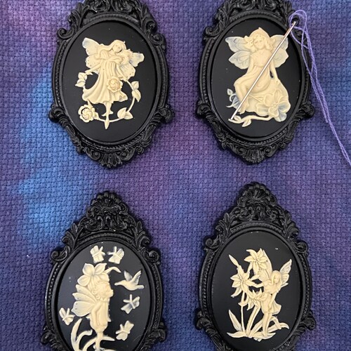 Handmade Baroque Framed Rose Goth Needleminder Protect Your - Etsy