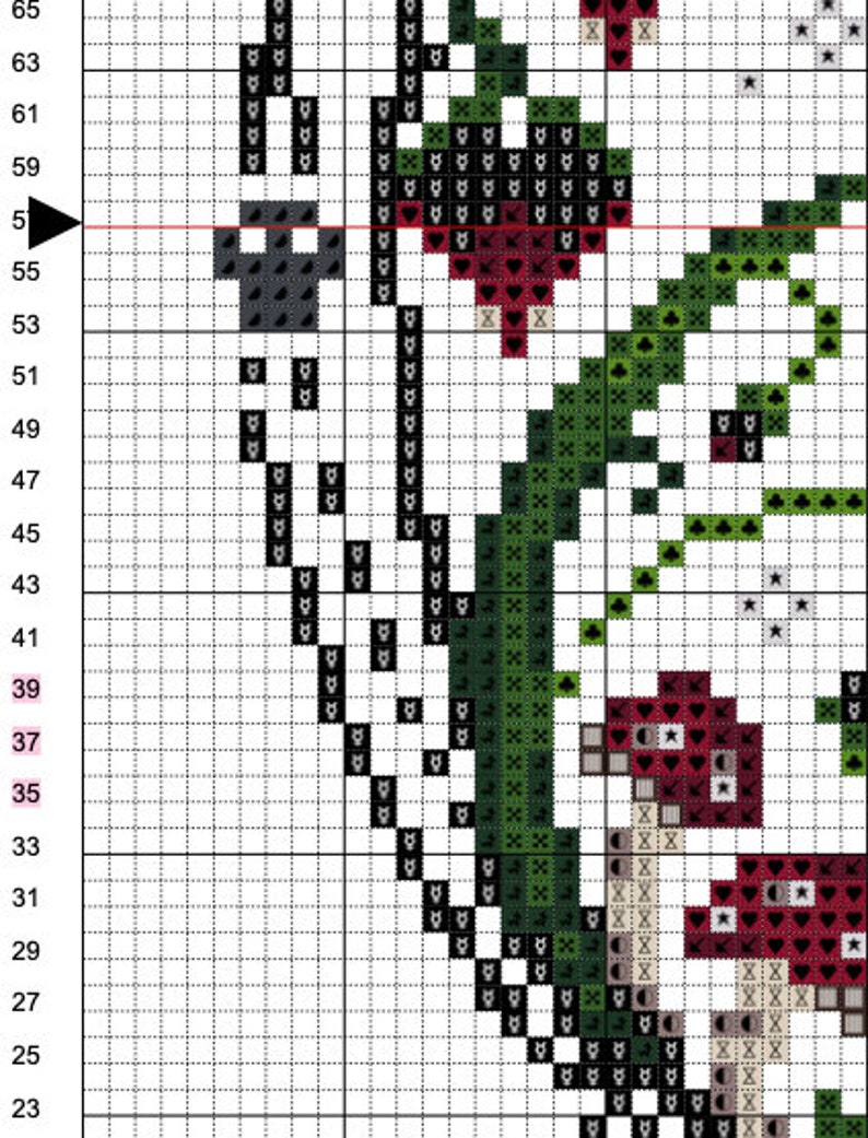 GOOD WITCH Bad Witch Cross Stitch Pattern Chart PDF Modern - Etsy