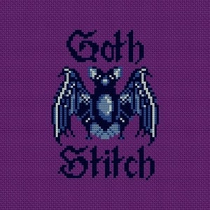 Goth Stitch-a-long Temperature Neatobats 2023 PDF Gothic Cross Stitch ...