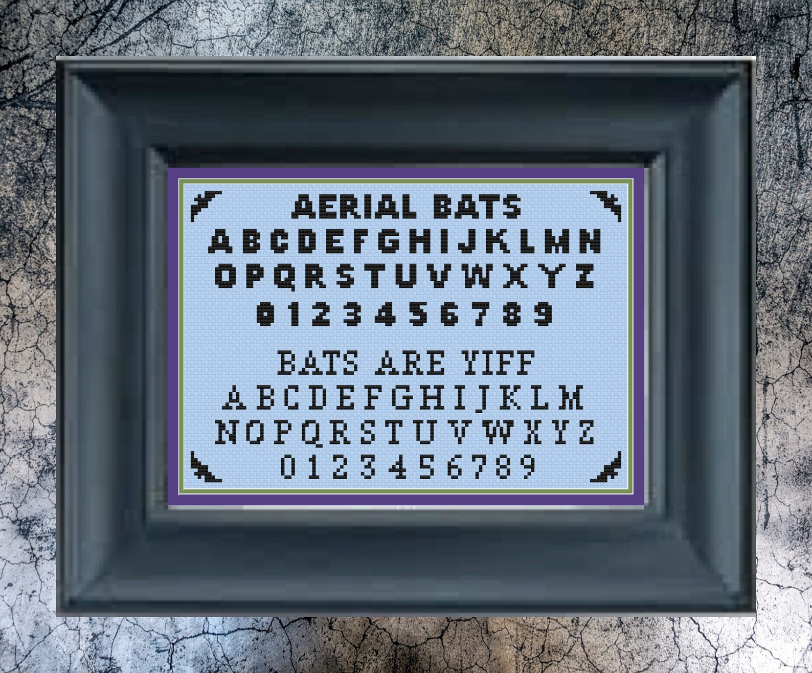 Goth Stitch-a-long Temperature Neatobats 2023 PDF Gothic Cross Stitch ...