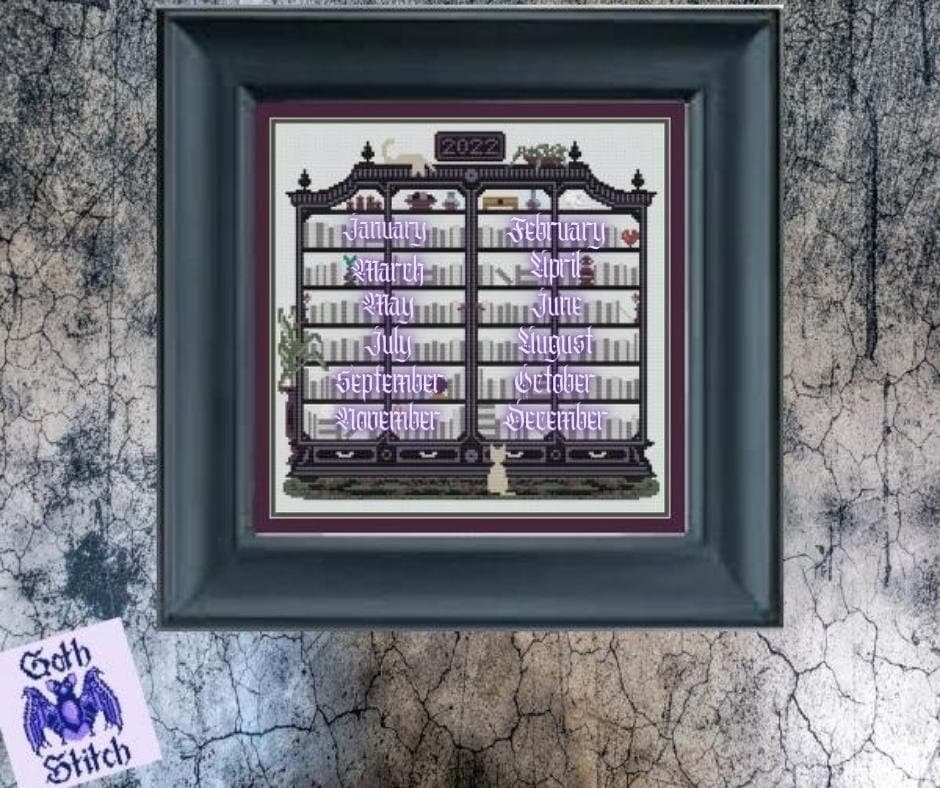 Goth Stitch-a-long Temperature Cabinet 2023 PDF Gothic Cross - Etsy
