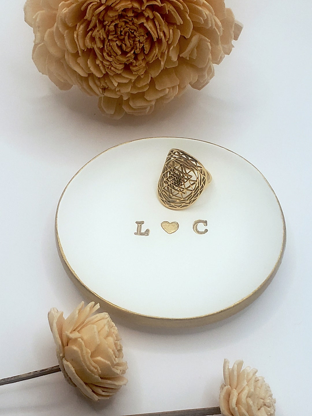 Custom Ring Dish for Bride/wedding Ring Dish/personalized Wedding Gift ...