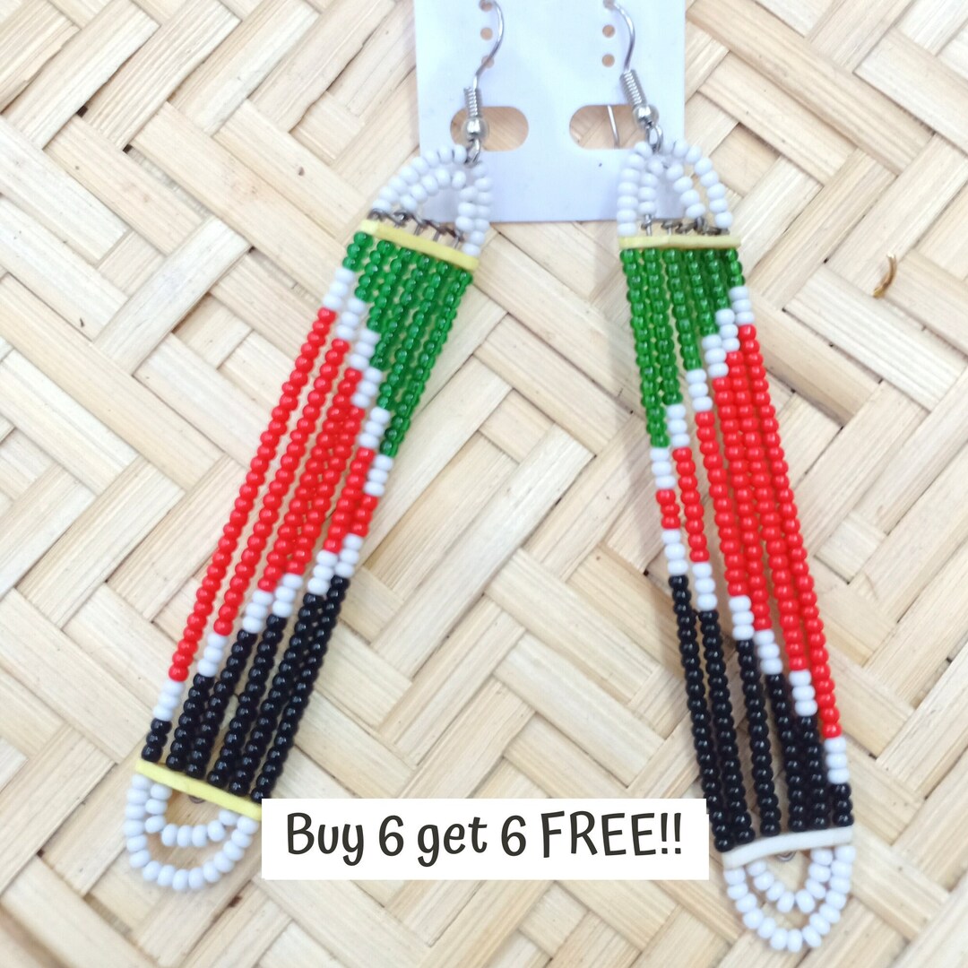 252 African Earring for Women, Masai Earring, Africa Jewelry, Masai ...