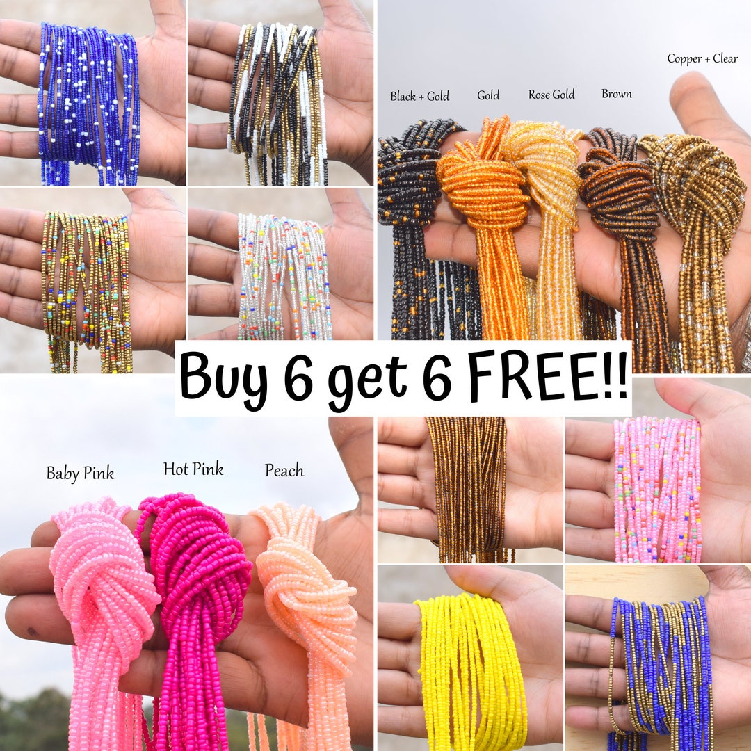 Waist Beads With Clasp, Screw on Waist Beads, Waist Beads, Waist Beads ...