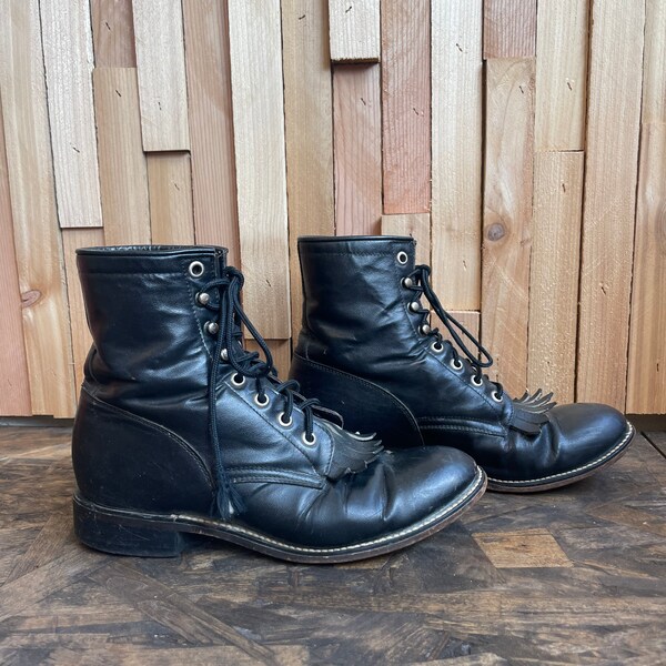 Justin Roper Boots - Etsy