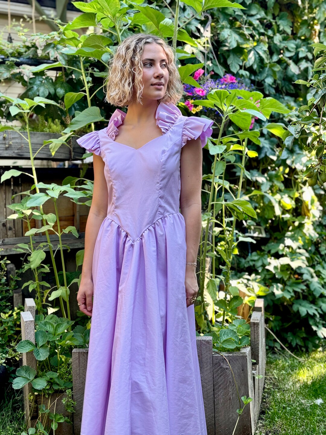 Vintage Lavender Princess Dress Size Small - Etsy