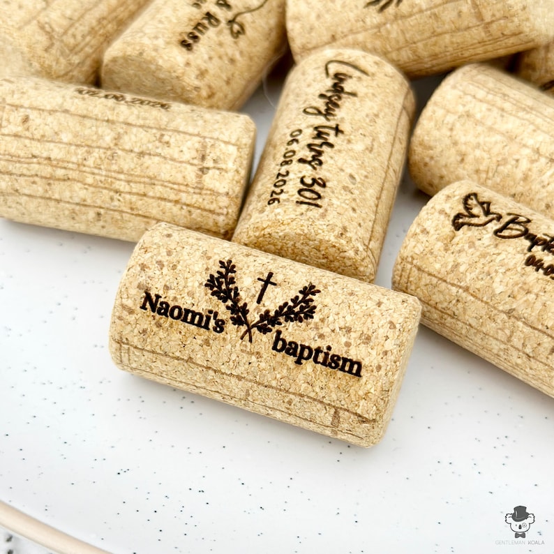 Cork Keychain Bridal Shower Favors With Organza Bags - Personalized ...