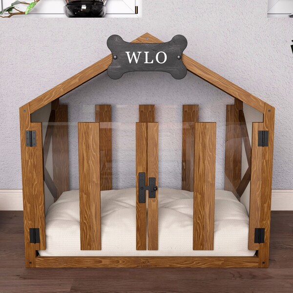 Wlo Wood Dog House - Etsy