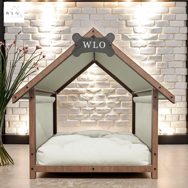 Wlo Wood Dog House - Etsy