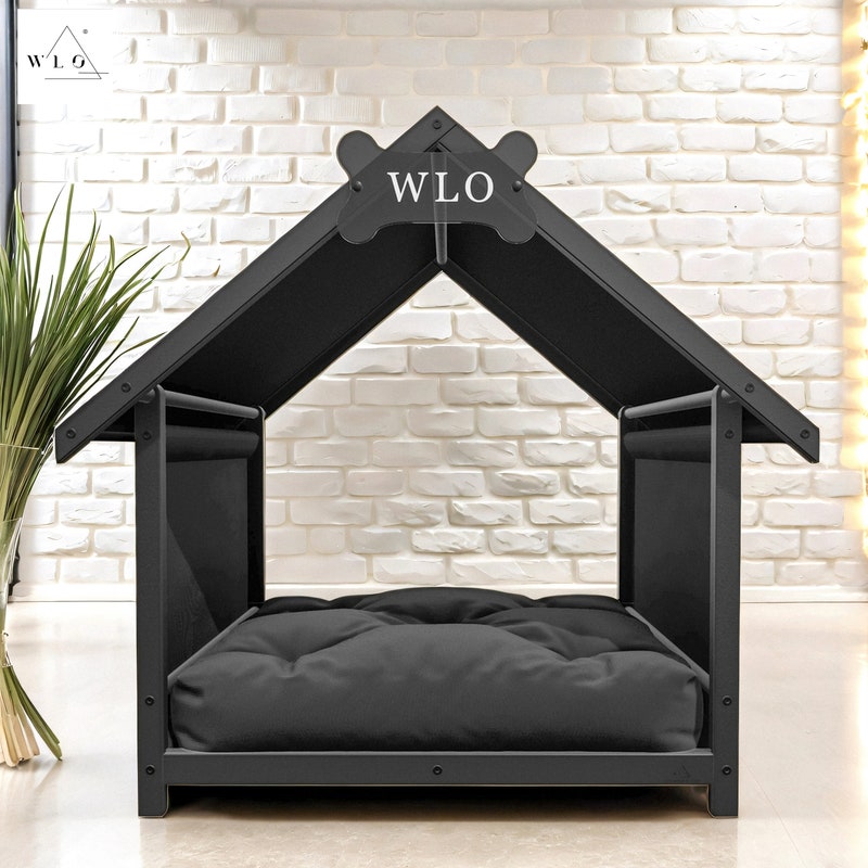 Wlo Wood Dog House - Etsy